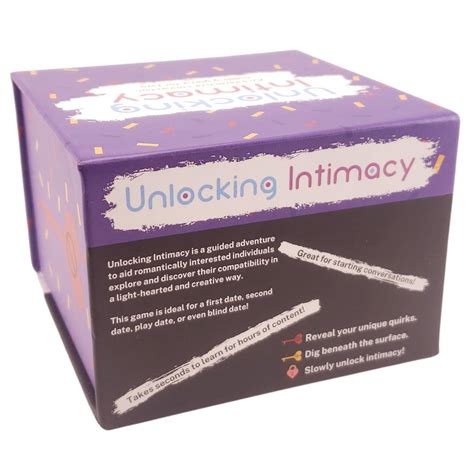 Unlocking Intimacy Card Game Wholesome Intimates