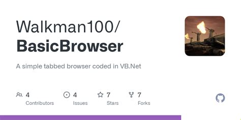 github walkman100 basicbrowser a simple tabbed browser coded in vb
