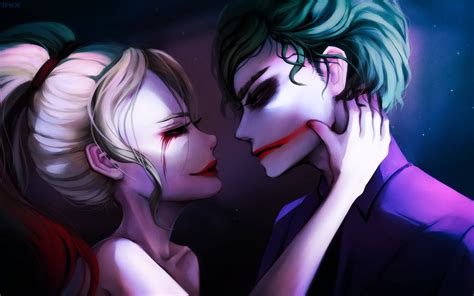 Harley Quinn And Joker Kiss