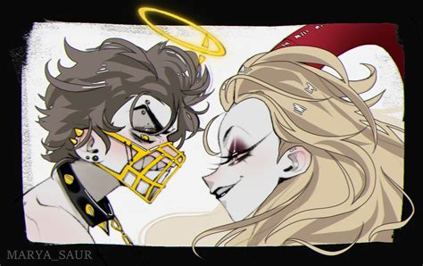 Lilith And Adam Hazbin Hotel Drawn By Marya Saur Danbooru