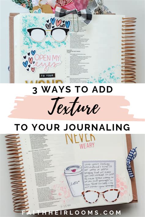 Ways To Add Texture Faith Heirlooms