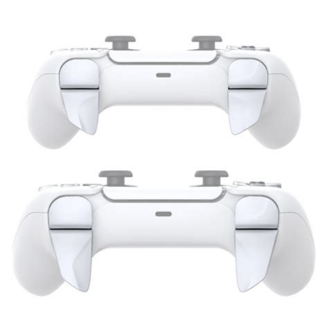Ps5 Dualsense Controller 2 Pairs Shoulder Buttons Extension Triggers Solid White