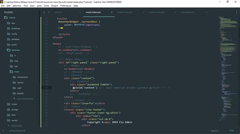 Tutorial Crud Laravel 7 Integrasi Template Pada Framework Laravel