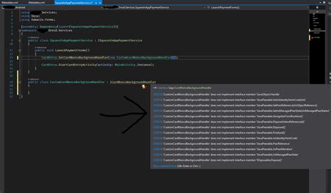 Interface Method Missing · Issue 5809 · Dotnetandroid · Github