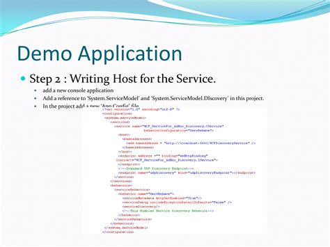 Ws Discovery In Wcf 4 Ppt