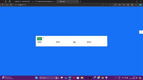 Mahesh Kumar Jena On Linkedin I Just Created A Fully Functional Crud Application Using The Mern