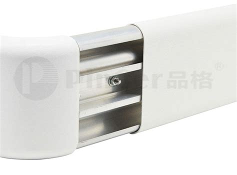 Commercial Handrails Safety Vinyl Covers With 60mm Height Color Strip