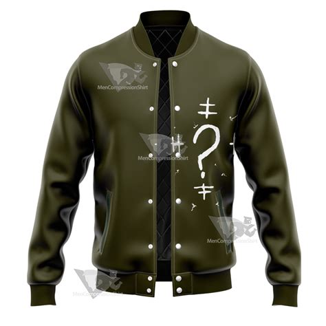 Batman 2022 Riddler Varsity Jacket Menscompressionshirt