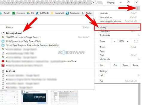 How To Reopen Closed Tab On Chrome Desktop Easy Guide