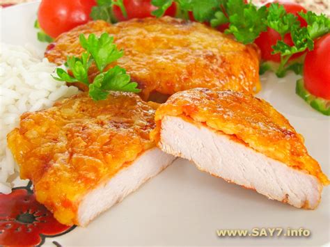 Свинина в сырной корочке