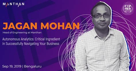 Manthan On Linkedin Jagan Mohan