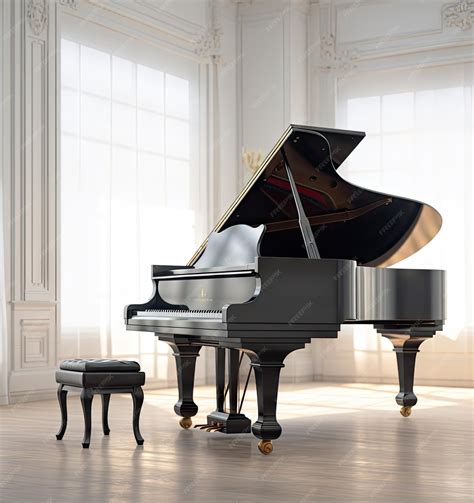 Premium Photo Beautiful Grand Piano Isolated