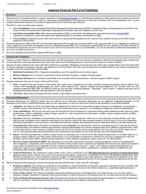 General Level Guideline Tech Ic Pdf Communication Strategic
