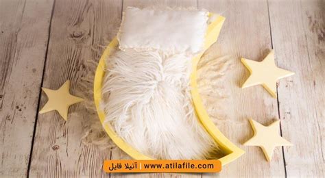 بک گراند نوزادی برای طراحی عکس آتلیه ای آتیلافایل