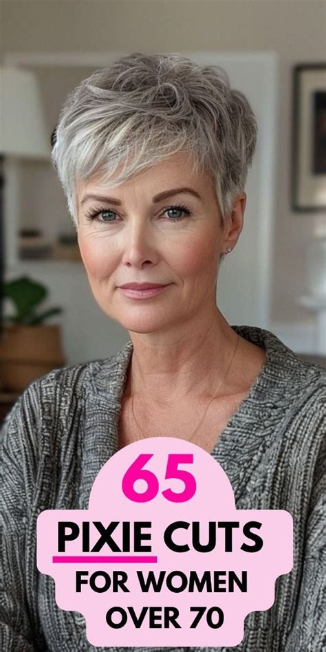 16 Most Flattering Pixie Haircuts For Women Over 50 Gray Hair Pixie