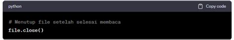 cara membaca dan menulis file di python