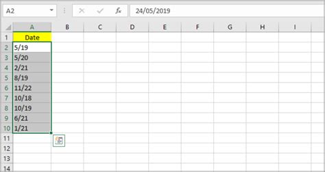 How To Convert Dates To Months And Or Years In Spreadsheet