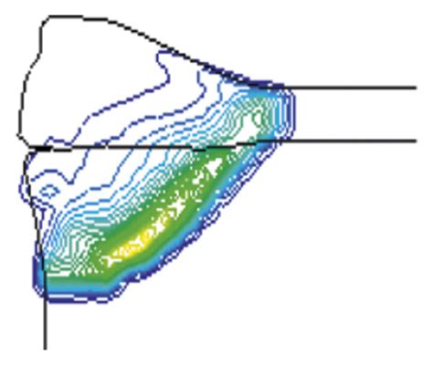 detonation wave propagation of double layer shaped charge with low