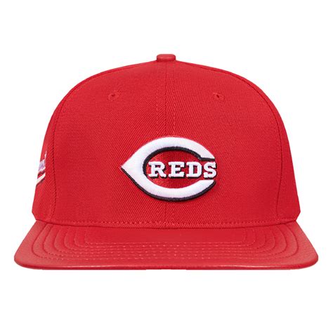 Mlb Cincinnati Reds Script Tail Wool Strapback Red Pro Standard
