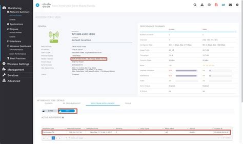 WLC Version Spectrum Intelligence On Cisco Wave APs Cisco