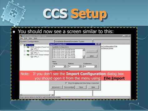 Ppt Code Composer Studio Ccs And The Dsks Dsk6711 Dsk6713 And