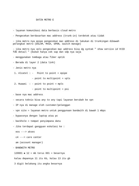 metro e pdf communications protocols computer science
