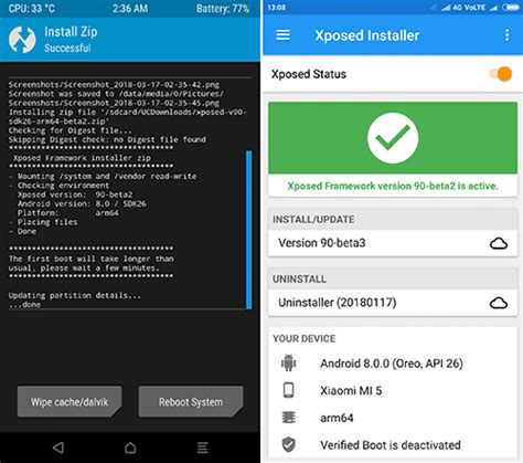 install xposed framework in miui 9 based on android oreo 8 0 and 8 1