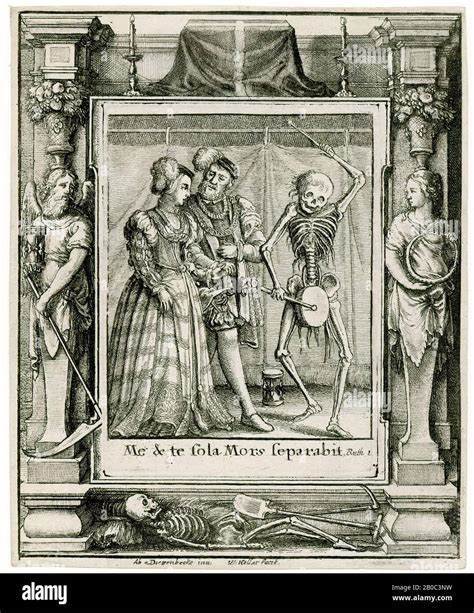 Wenceslaus Hollar Death And The Bridal Pair From The Series The