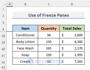 How To Repeat Rows At Top In Excel Suitable Ways