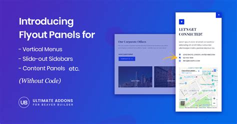 handy off canvas panel for menus sidebar and much more ultimate