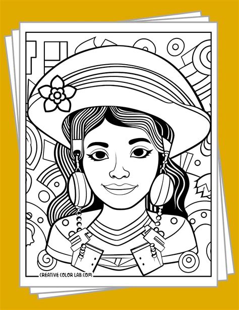 Free Printable Hispanic Heritage Month Coloring Pages