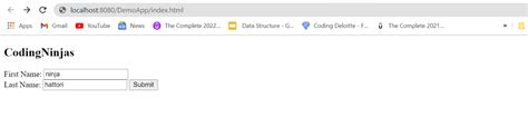 JSP Form Processing Naukri Code