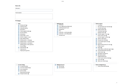 Add Role Grgergreg Add Role 1 Role Info Role Name Role Description Privileges Setup