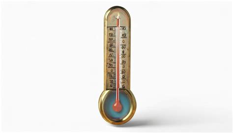 Premium Ai Image Thermometer Isolated On White Background 3d Illustration