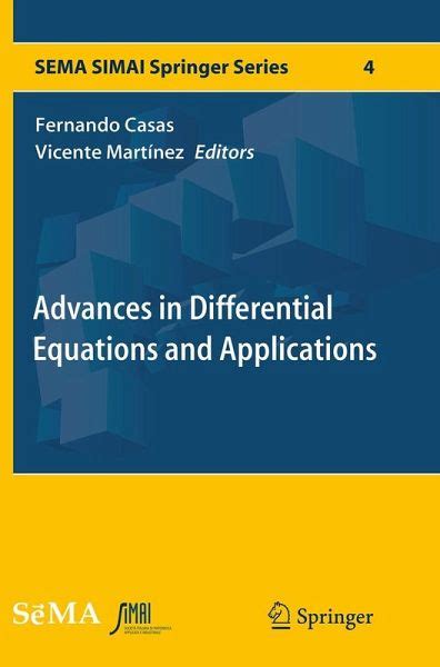 Advances In Differential Equations And Applications Fachbuch Bücher De