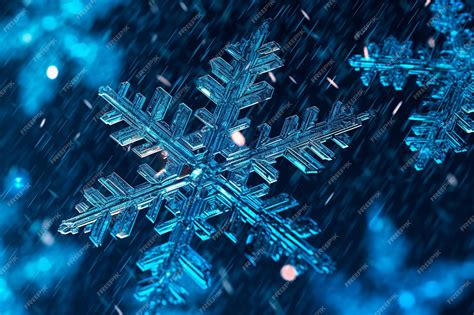 Premium Ai Image Background Image Of Snowflakes