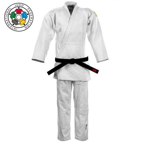 Кимоно для дзюдо Essimo Gold IJF Slim Fit 750 gm2 (IJF8WSF, белое ...