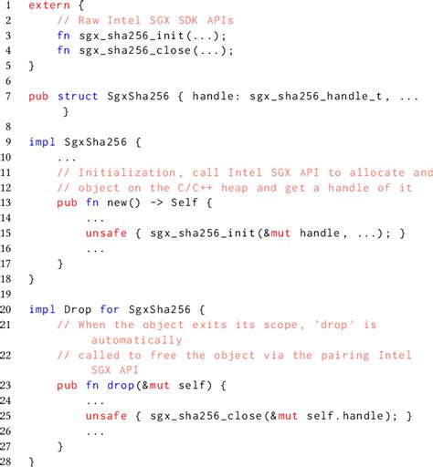 Figure 1 From Towards Memory Safe Enclave Programming With Rust Sgx