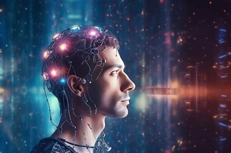 premium photo man utilizing ai technology for global access to