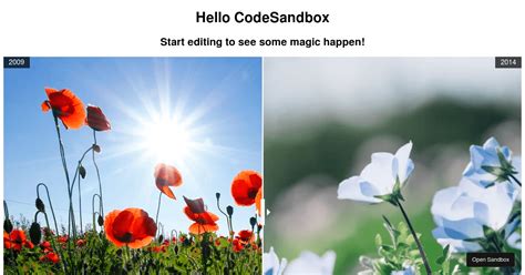 Juxtapose Before And After Forked Codesandbox