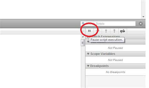 How Can I Stop Running Javascript In Webkit Inspector Stack Overflow