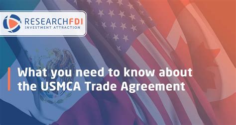 What You Need To Know About The Usmca Trade Agreement Researchfdi