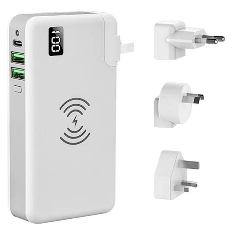 Wireless Charger Pad Mah Power Bank Usb Pd Charger