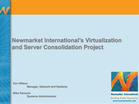 Ppt Virtualization And Server Consolidation Project Powerpoint Presentation Id81033