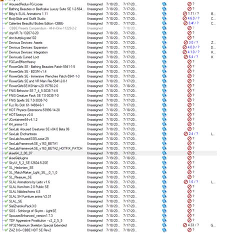 Mod Issues Technical Support Skyrim Special Edition LoversLab