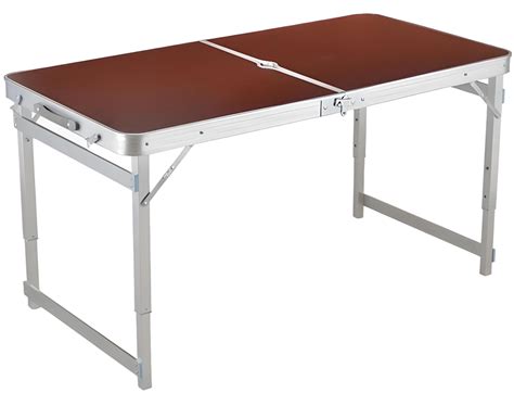 ᐉ Стіл для пікніка з 4 стільцями Rainberg Rb9301 розкладний з регульованою висотою 80 70 55 см