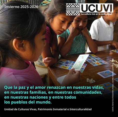 Unidad De Culturas Vivas Patrimonio Inmaterial E Interculturalidad