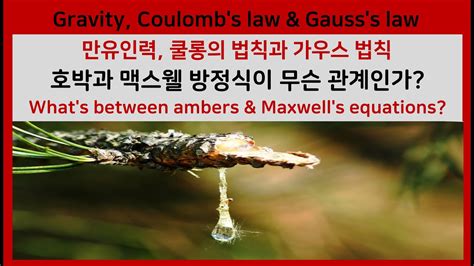5b 중력 쿨롱 법칙 전기장 면적벡터 가우스 법칙 중력장 맥스웰 방정식 Gravity Coulomb Law Flux