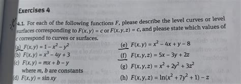 Solved For Each Of The Following Functions F Please Chegg