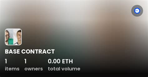 Base Contract Collection Opensea
